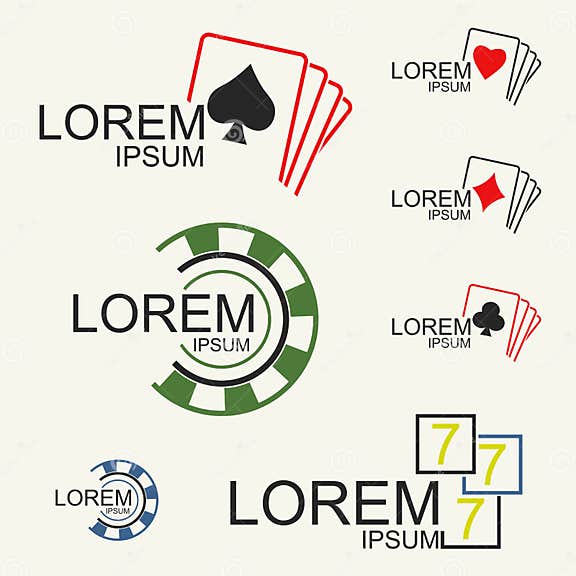 Gambling Logo stock vector. Illustration of betting, match - 62045290