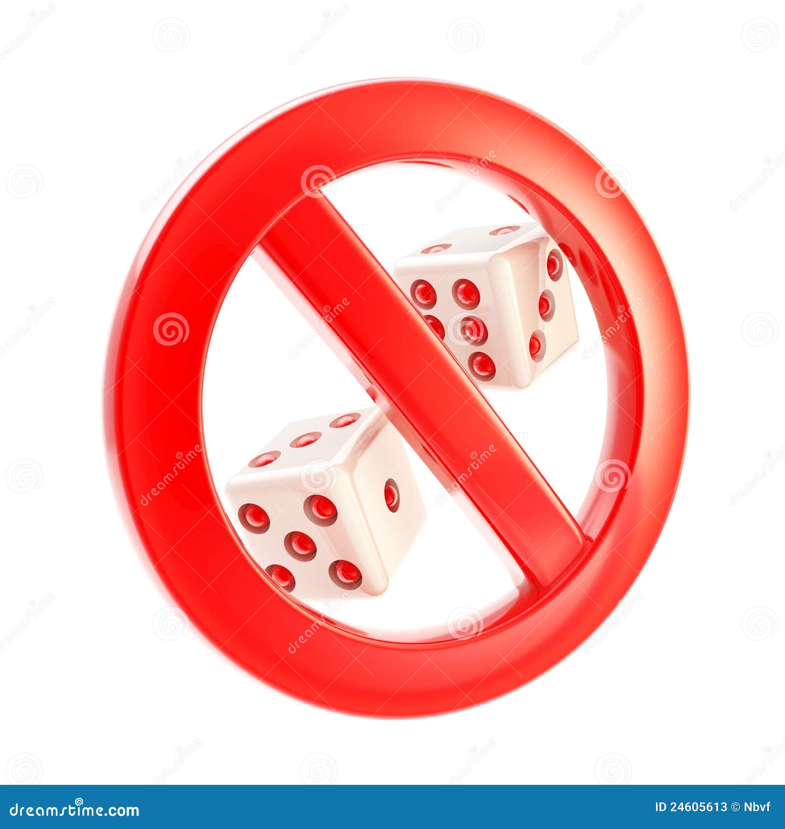 Gambling is Not Allowed Forbidden Sign Stock Illustration ...