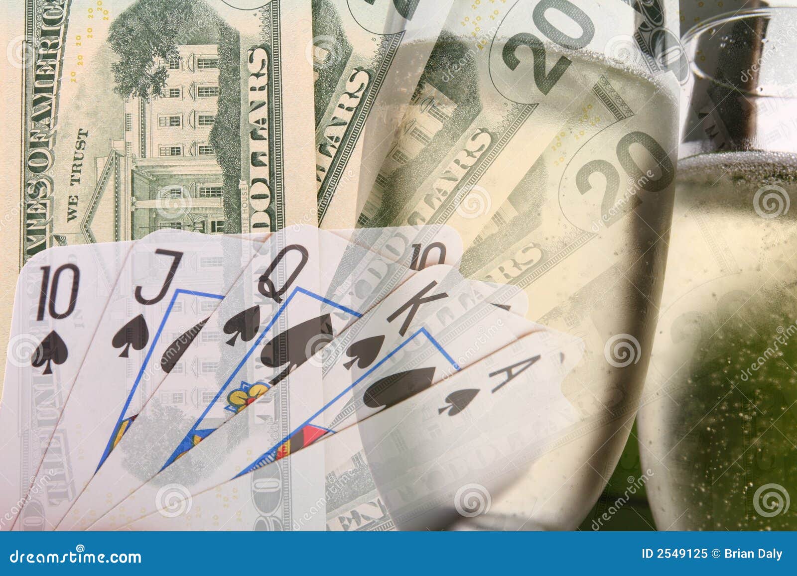Gambling spree - Dollars stock image. Image of chilled - 2549125