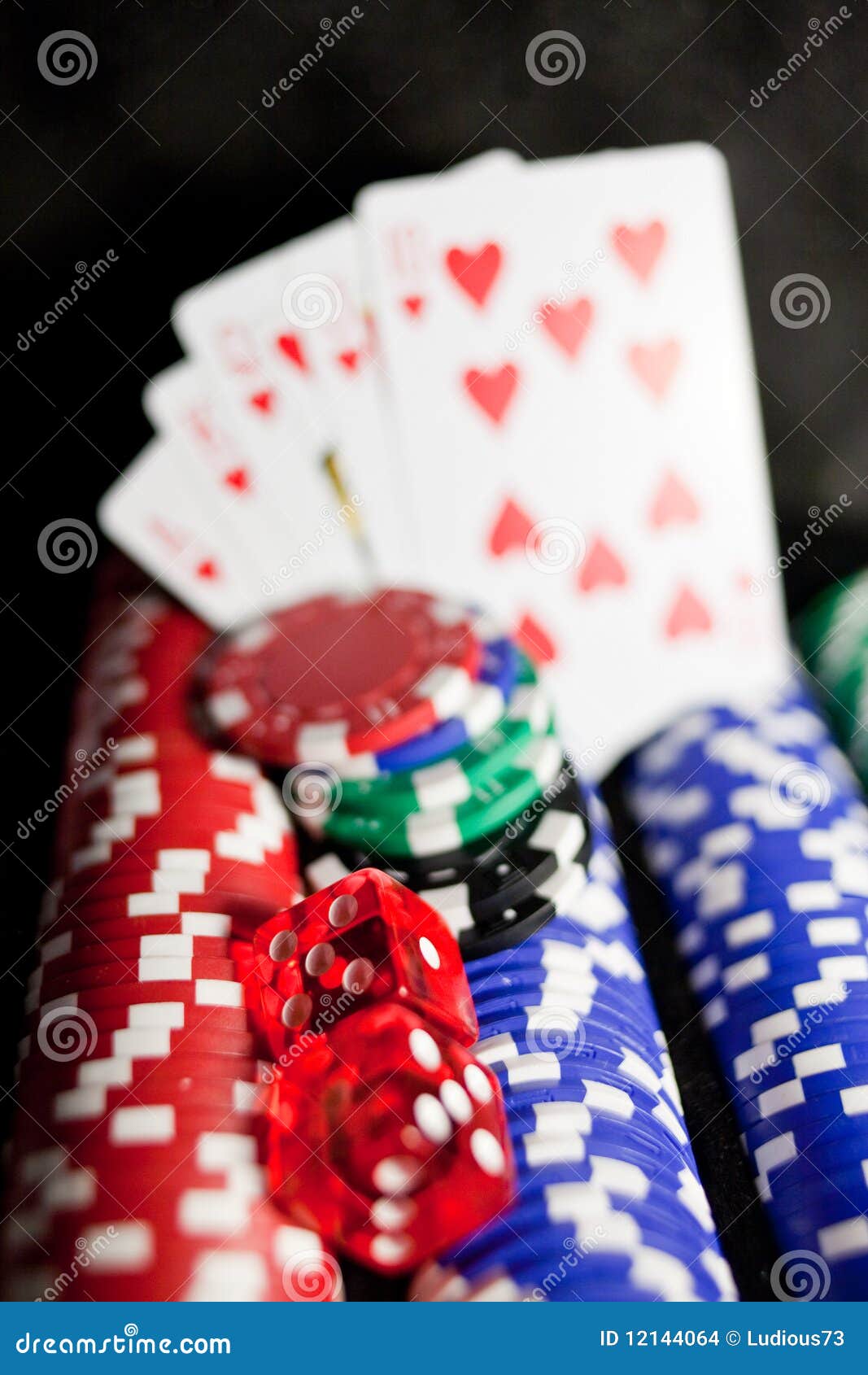 Gambling Tools stock photo. Image of chance, green, casino - 12144064