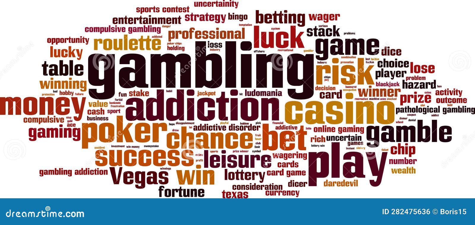 Gambling word cloud stock vector. Illustration of gamble - 282475636