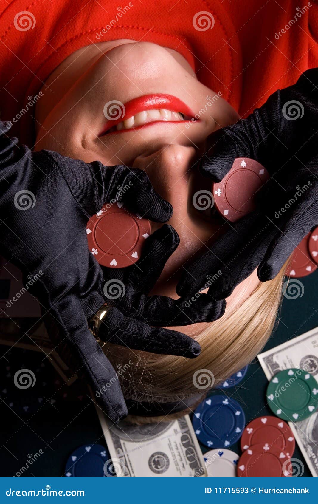 Gambling young woman stock image. Image of luck, female - 11715593