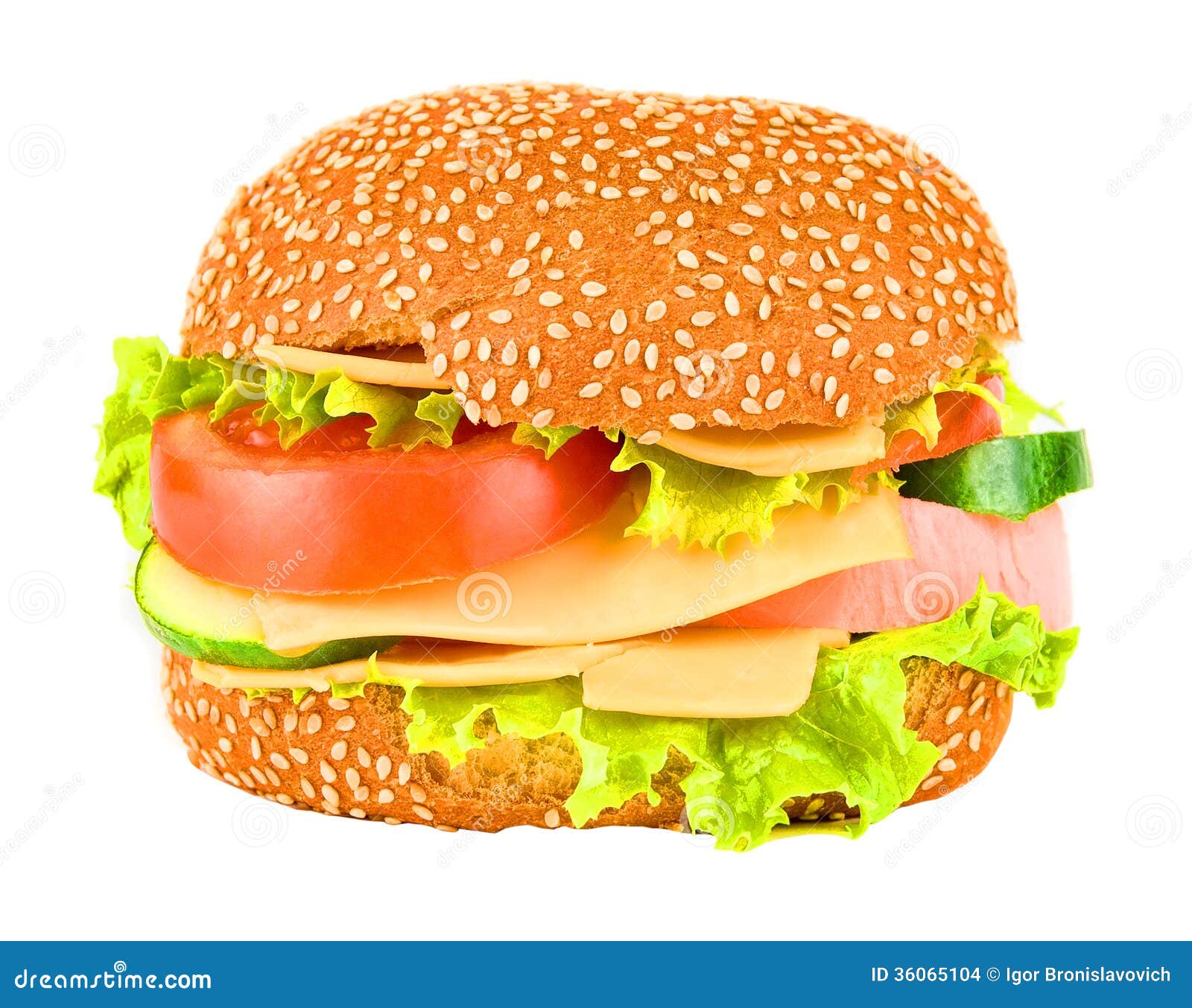 Gamburger stock photo. Image of fast, supper, breakfast - 36065104