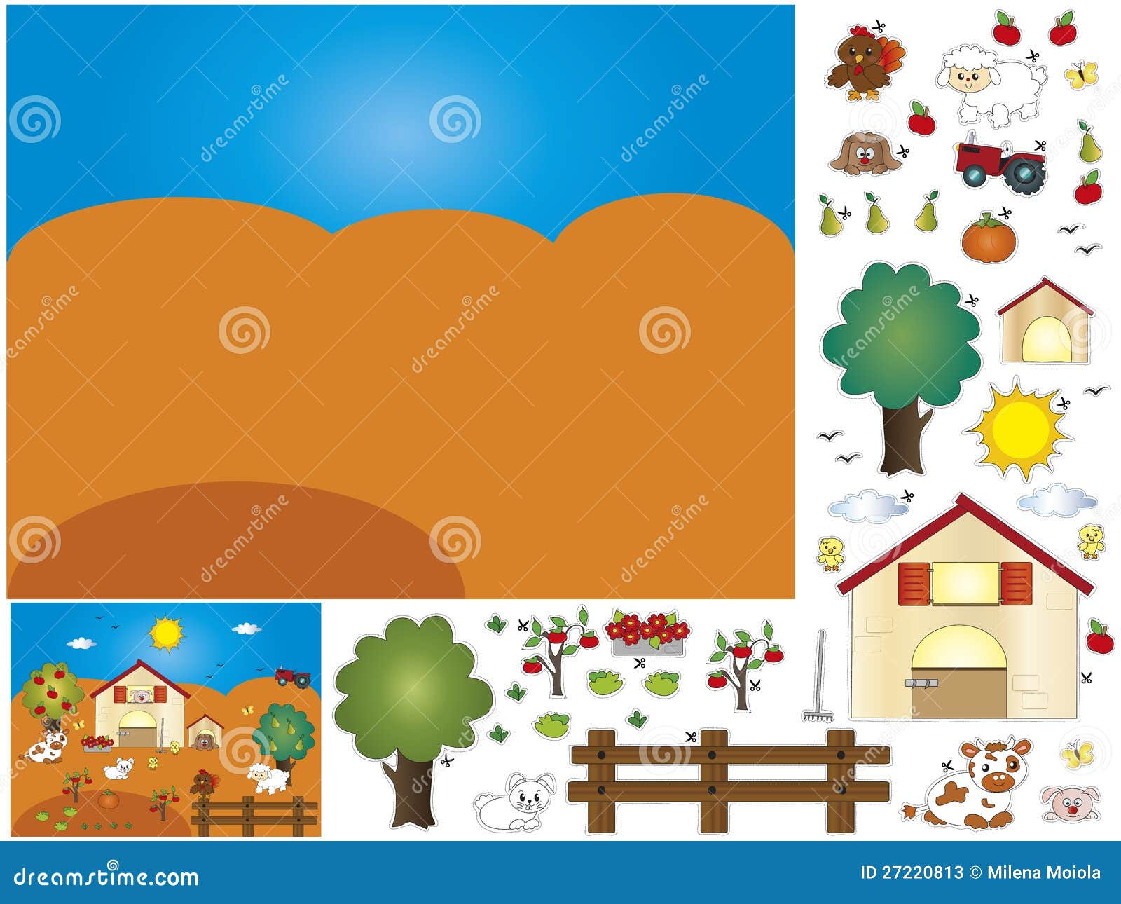 Game stock illustration. Illustration of children, tomatoes - 27220813