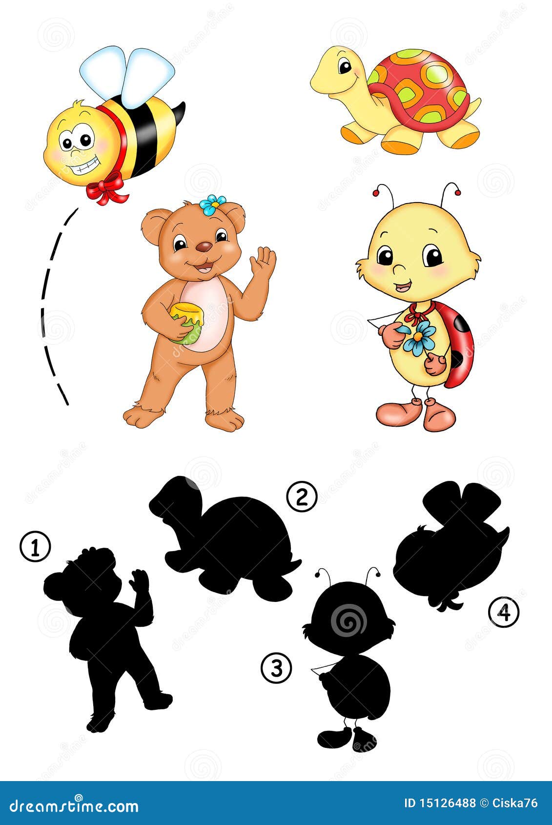 Game 39, Shade Animals Royalty-Free Cartoon | CartoonDealer.com #15126488