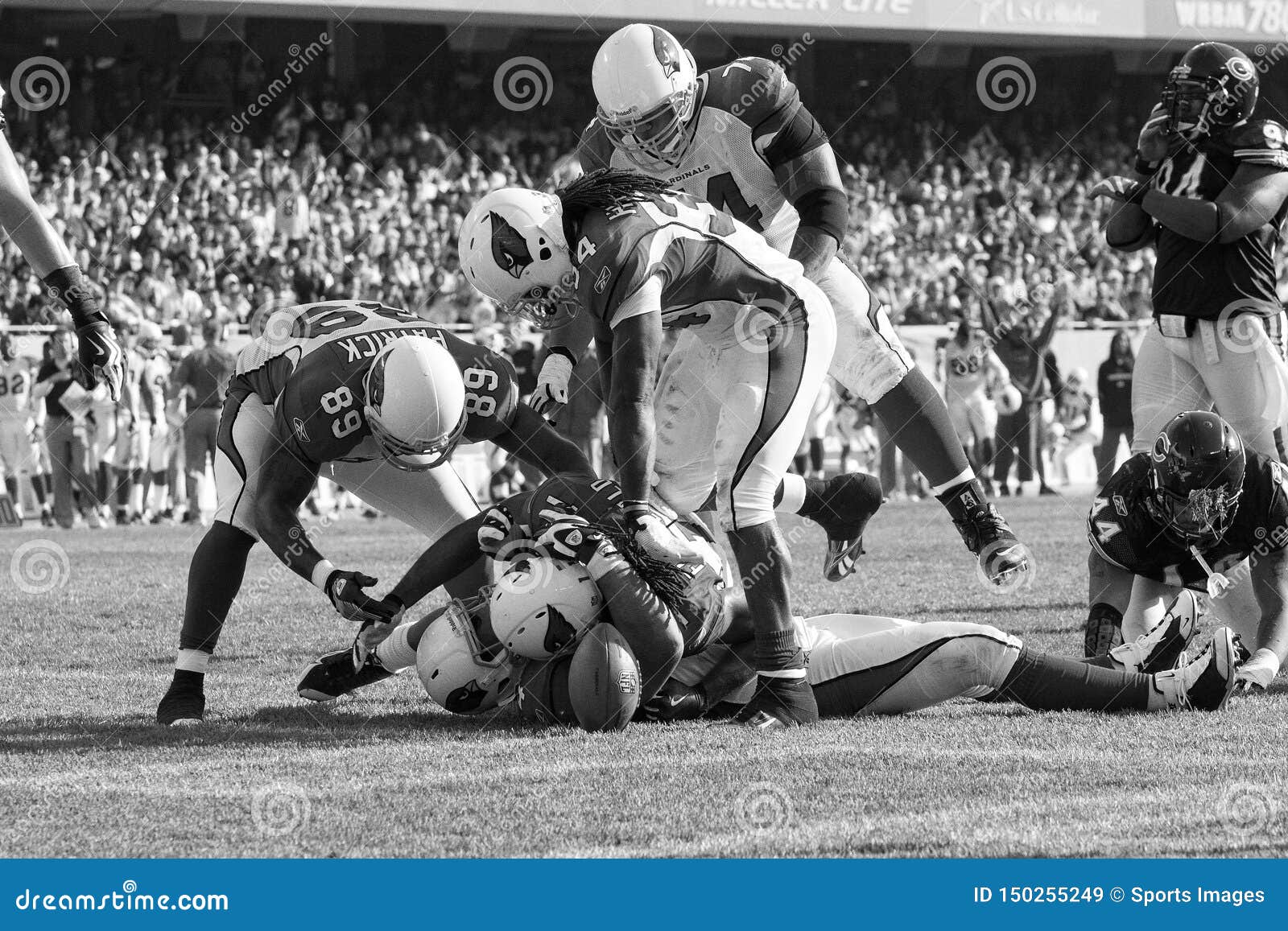 Game Action in the NFL. editorial stock image. Image of physical ...