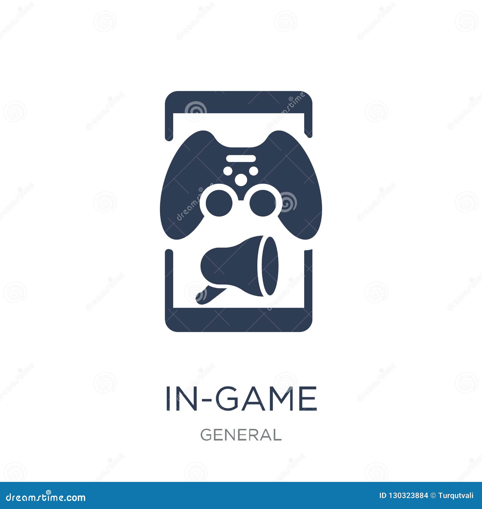 In-game Advertising Icon. Trendy Flat Vector in-game Advertising Stock ...