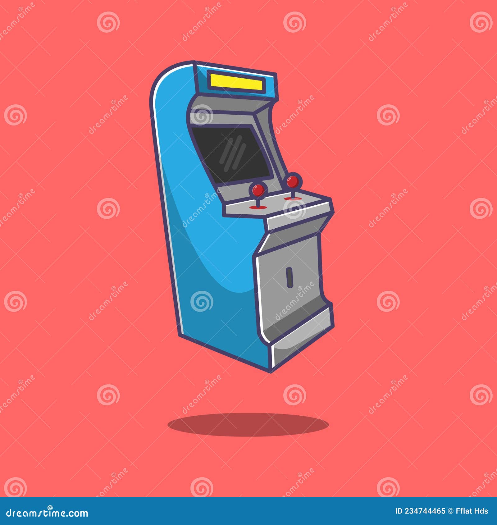 Game Arcade Illustration, Game Controller Stock Vector - Illustration ...