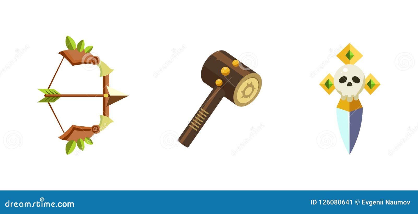 Game Assets Collection, Mobile Game User Interface GUI Vector ...