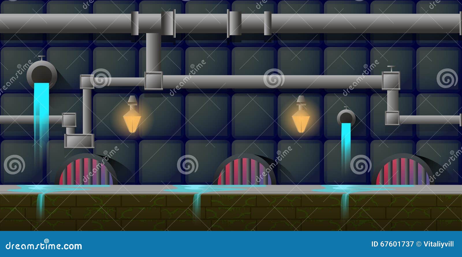 Game Assets Game Background Stock Vector - Illustration of adobe ...