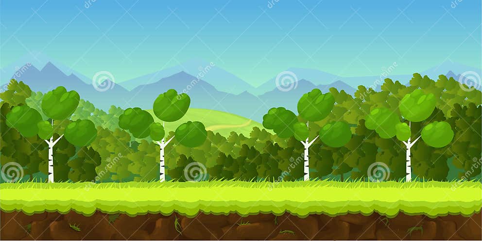 Game Background 2d Application. Stock Vector - Illustration of ...