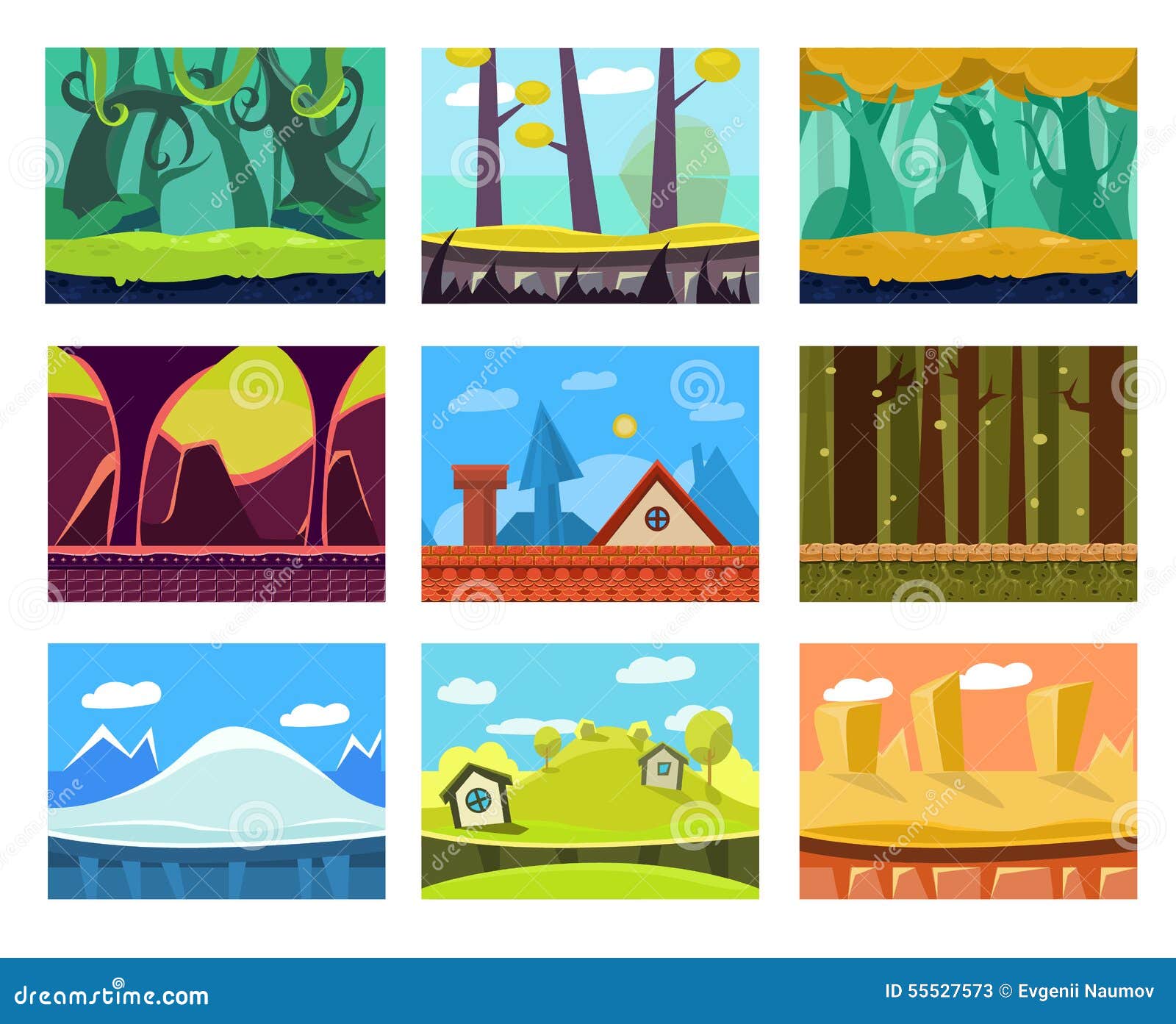 Game Background Vector Seamless Stock Vector - Illustration of ...