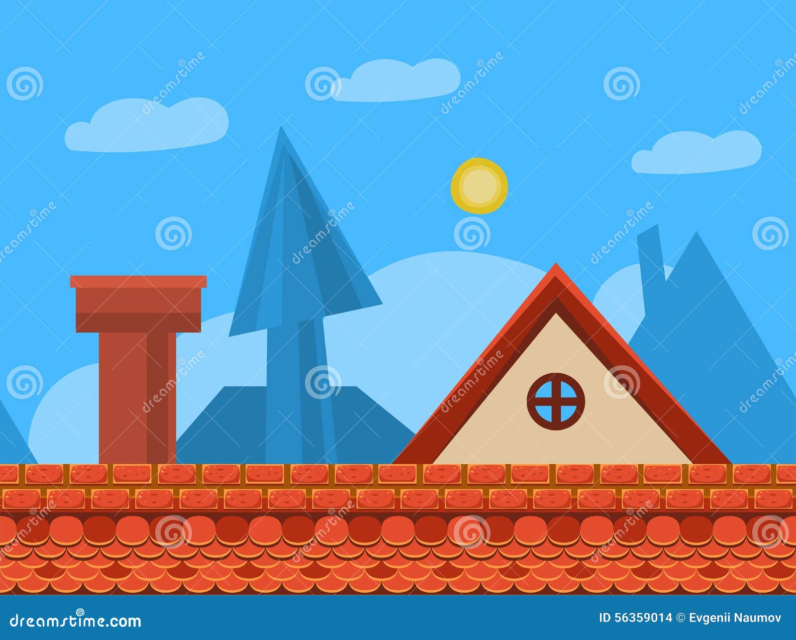Game Background Vector Seamless Stock Vector - Illustration of layer ...