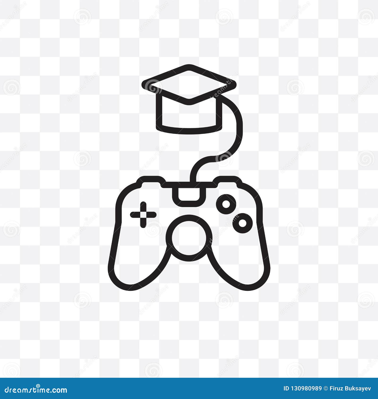 Game-based Learning Vector Linear Icon Isolated on Transparent ... Game-based Learning Vector Linear Icon Isolated on Transparent ...