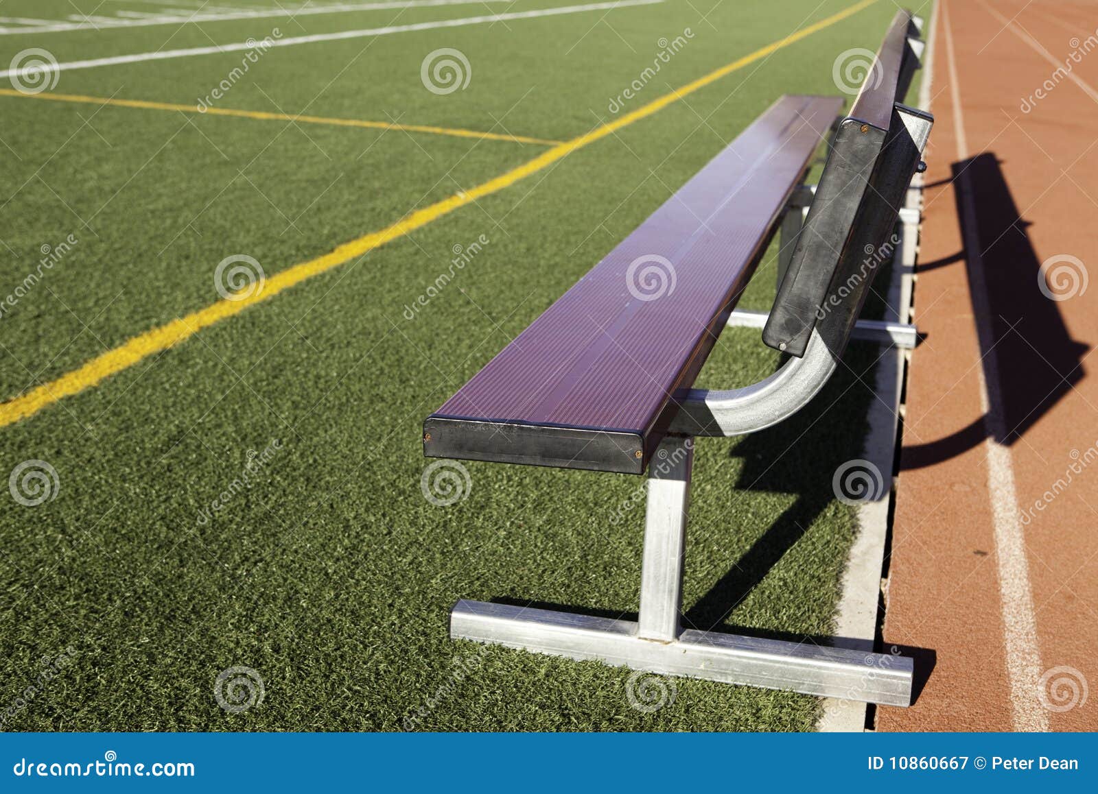 Game Bench stock image. Image of bench, grass, track - 10860667
