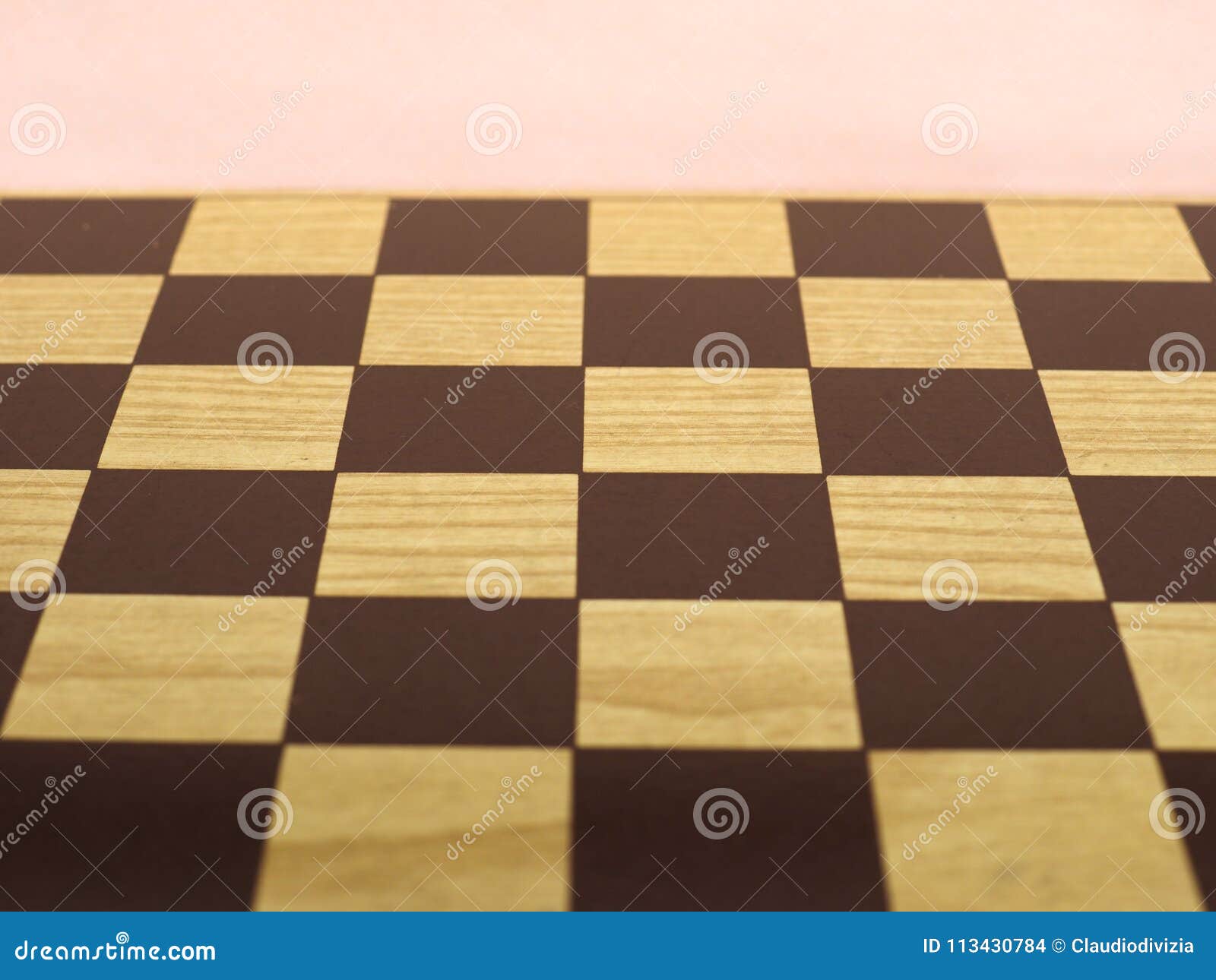 Chess or Draught Checker Game Board Stock Photo - Image of game, wood ...