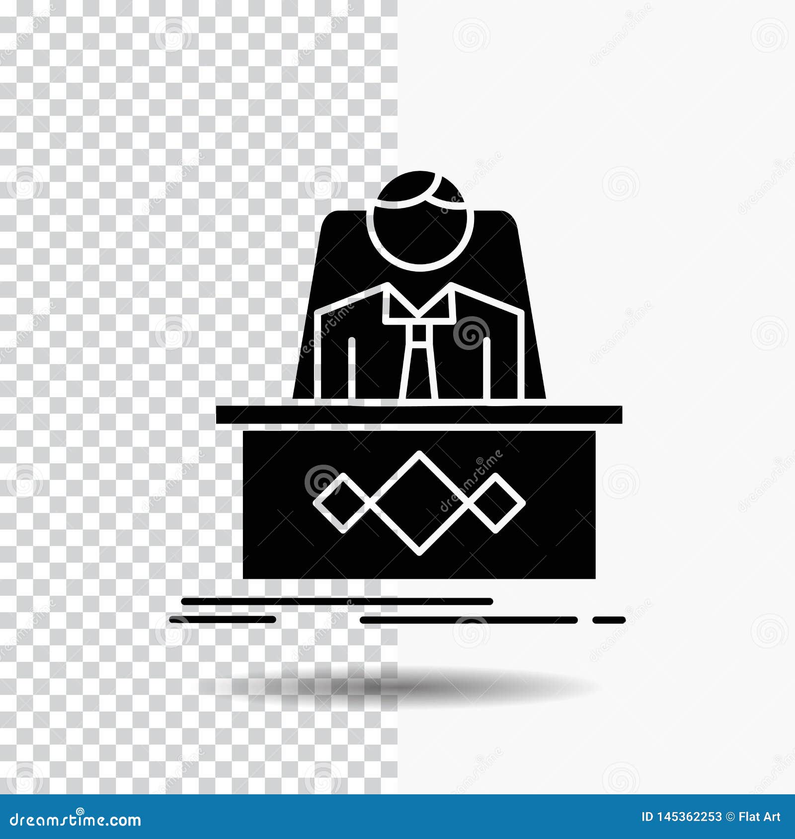 Game, Boss, Legend, Master, CEO Glyph Icon on Transparent Background ...