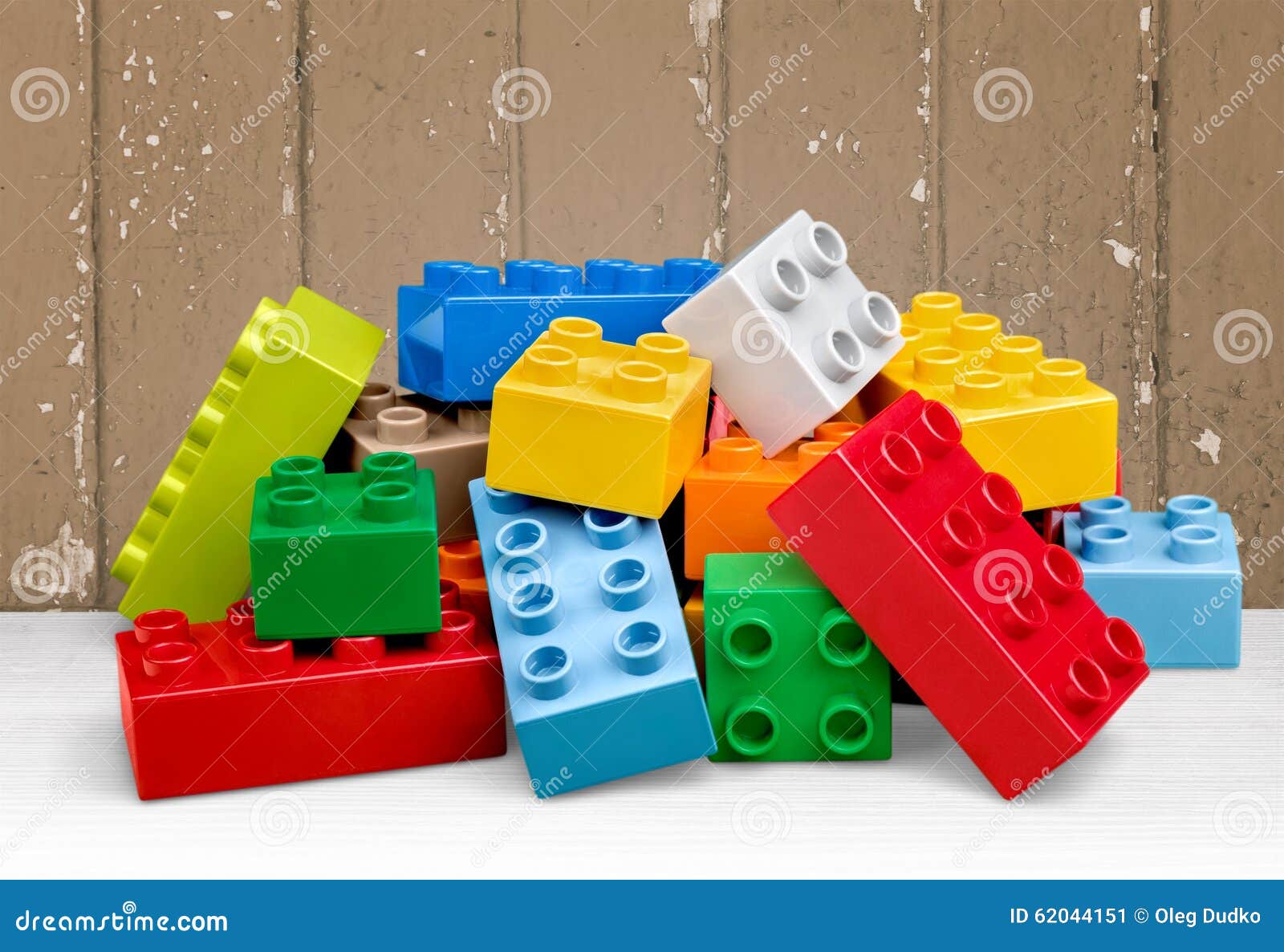 Game bricks stock image. Image of geometric, yellow, heap - 62044151