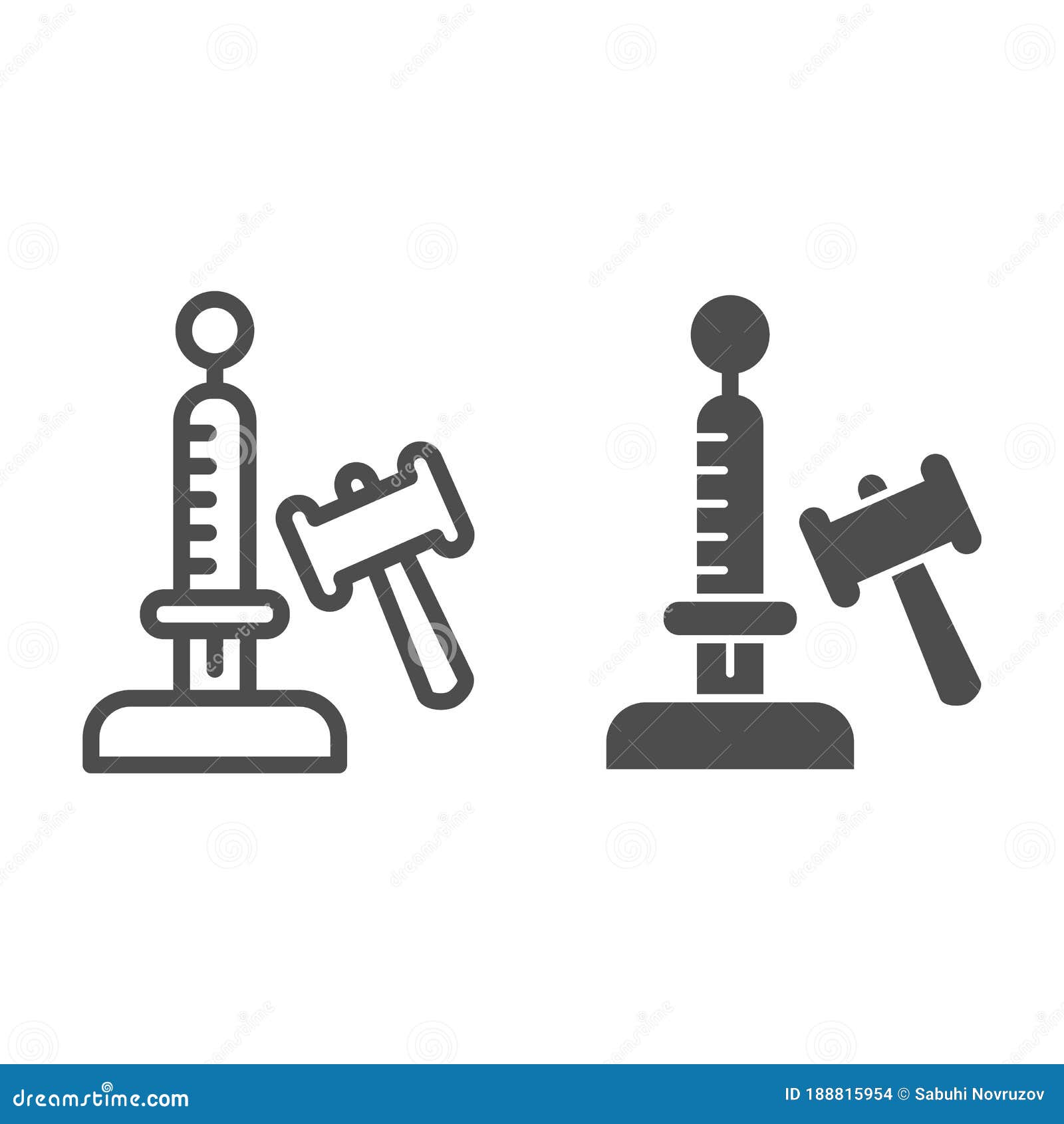 High Striker Machine Flat Vector Illustration. Strength Tester Game ...