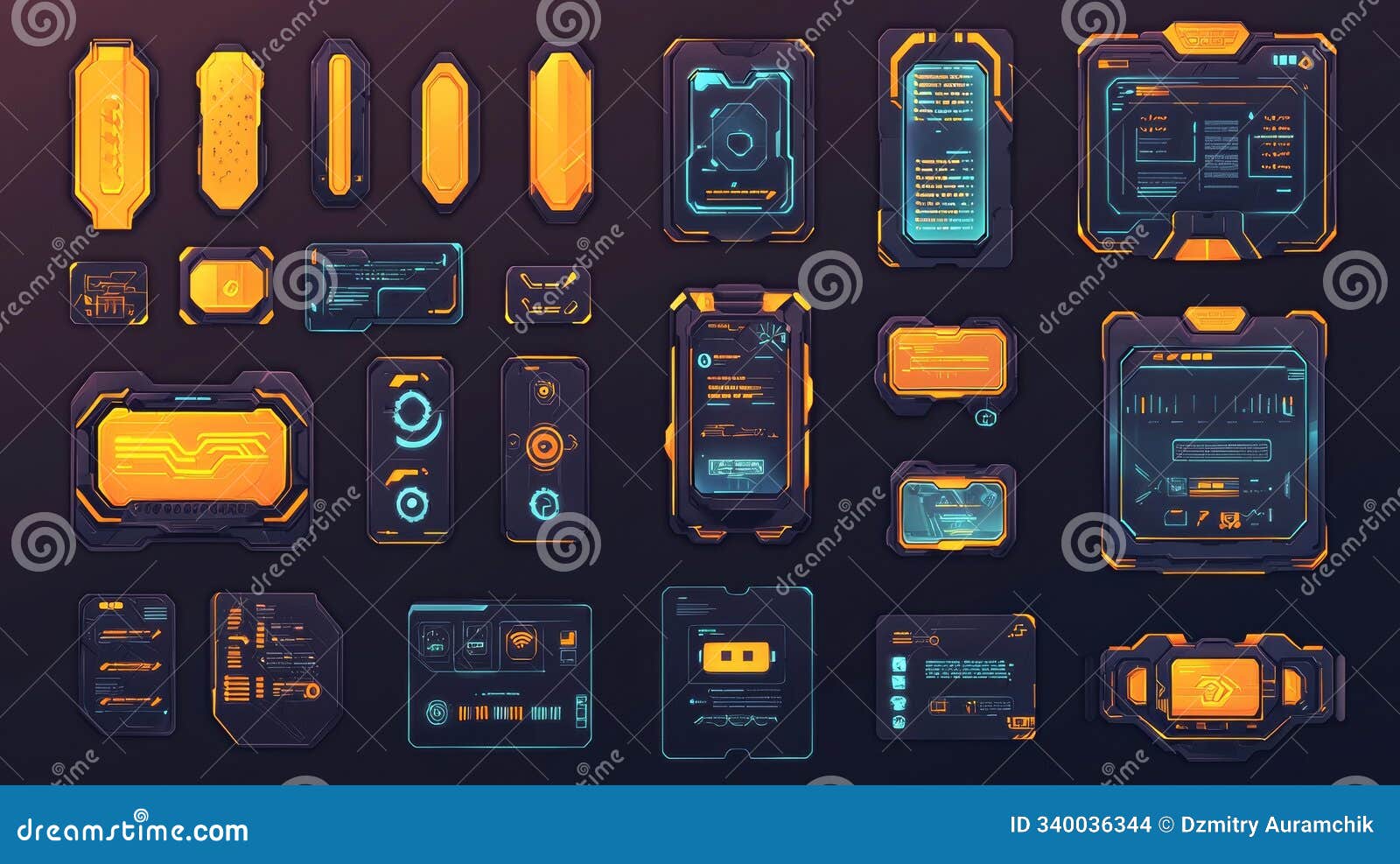 Game Buttons, Boards, Bars, Check Marks, And Sliders With Candy And ...
