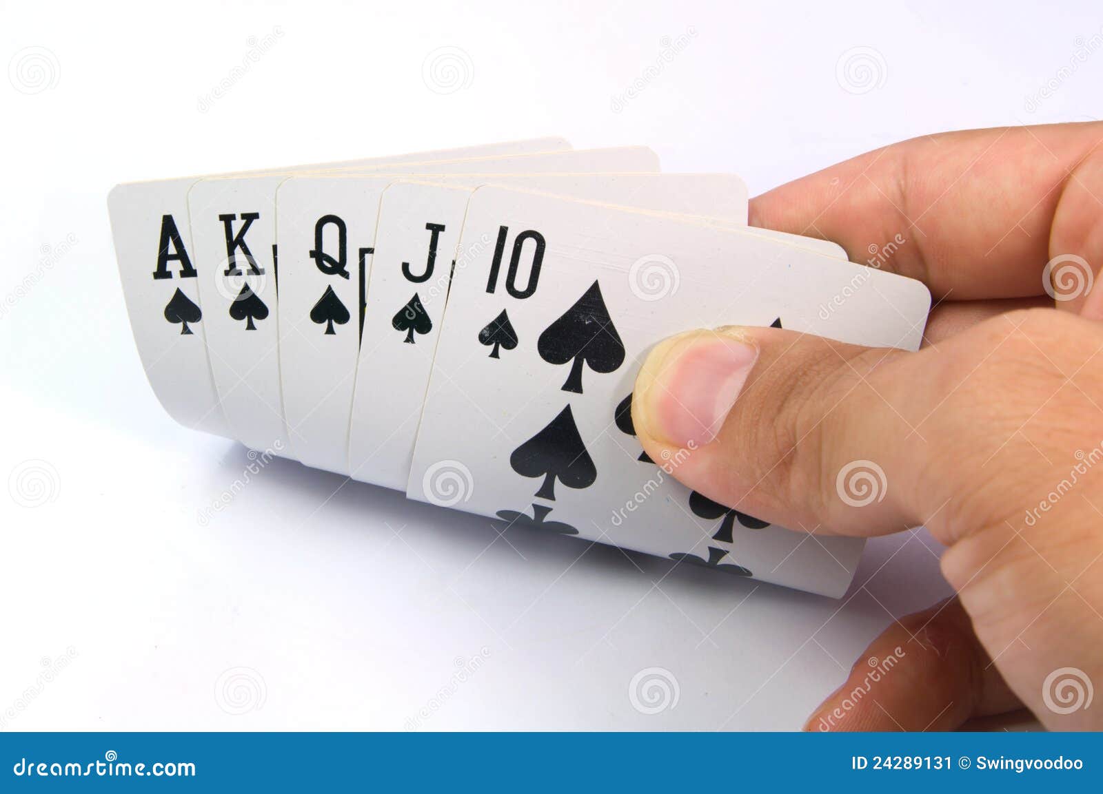Game of Cards with Poker of Royal Flush Stock Image - Image of royal ...