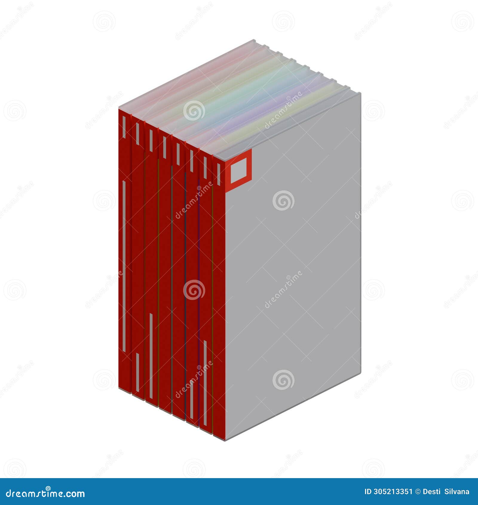 Game Case 3D Design Element Stock Illustration - Illustration of three ...