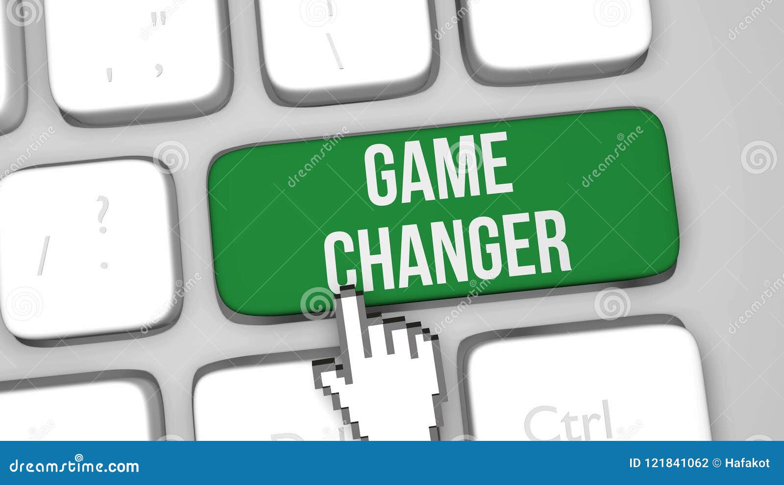 Game Changer keyboard key stock illustration. Illustration of keyboard ...