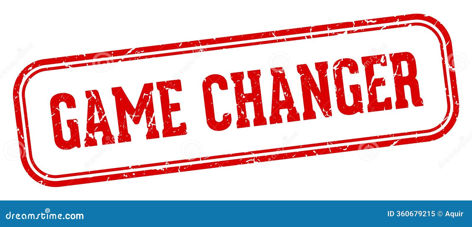 Game Changer Stamp. Game Changer Rectangular Stamp On White Background ...