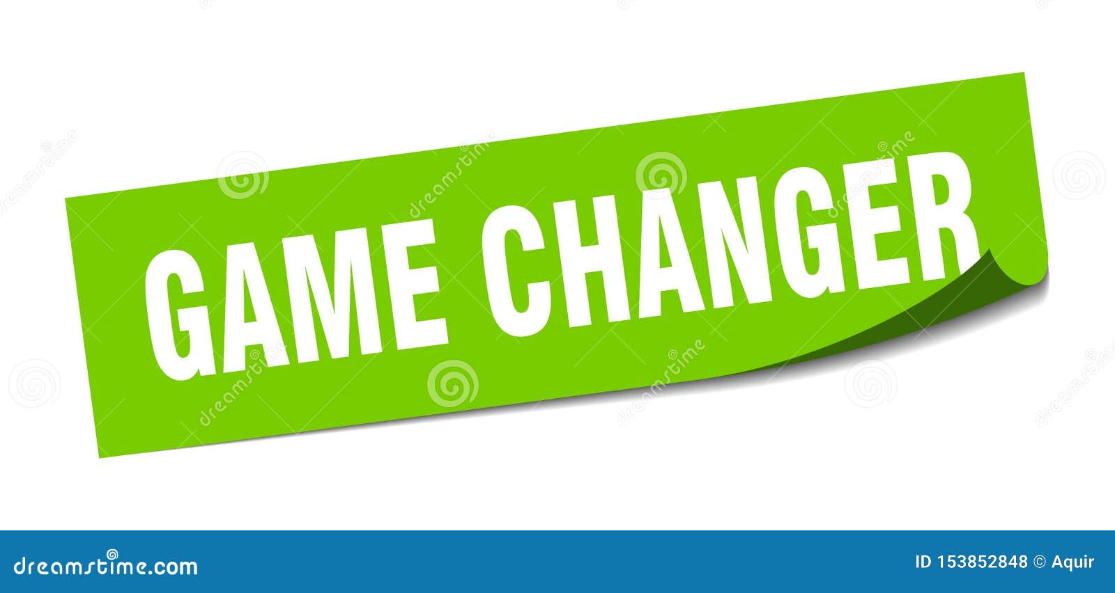 Game changer sticker. stock vector. Illustration of badge - 153852848