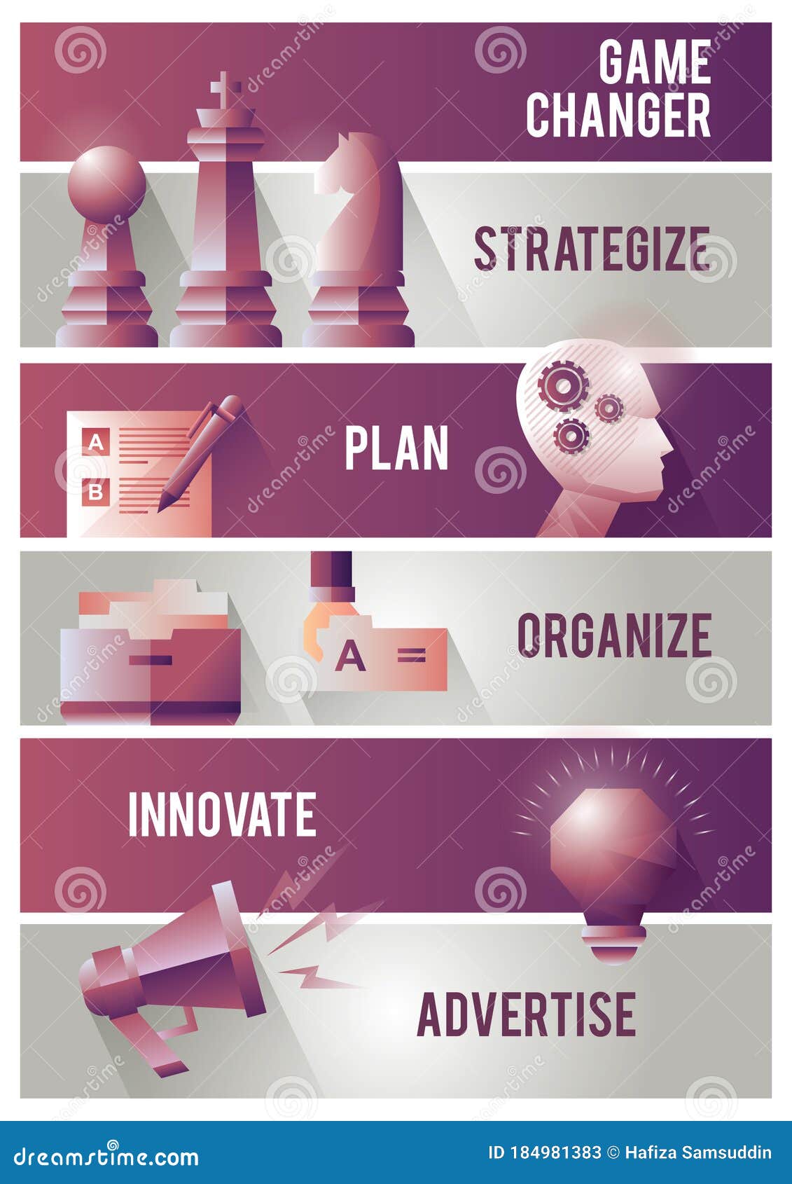 Game Changer. Vector Illustration Decorative Design Stock Illustration ...