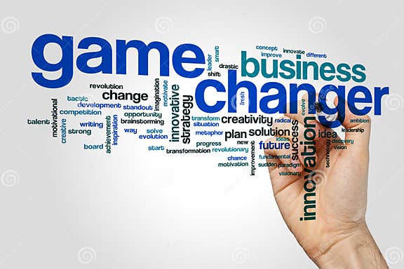 Game changer word cloud stock photo. Image of achievement - 88379688