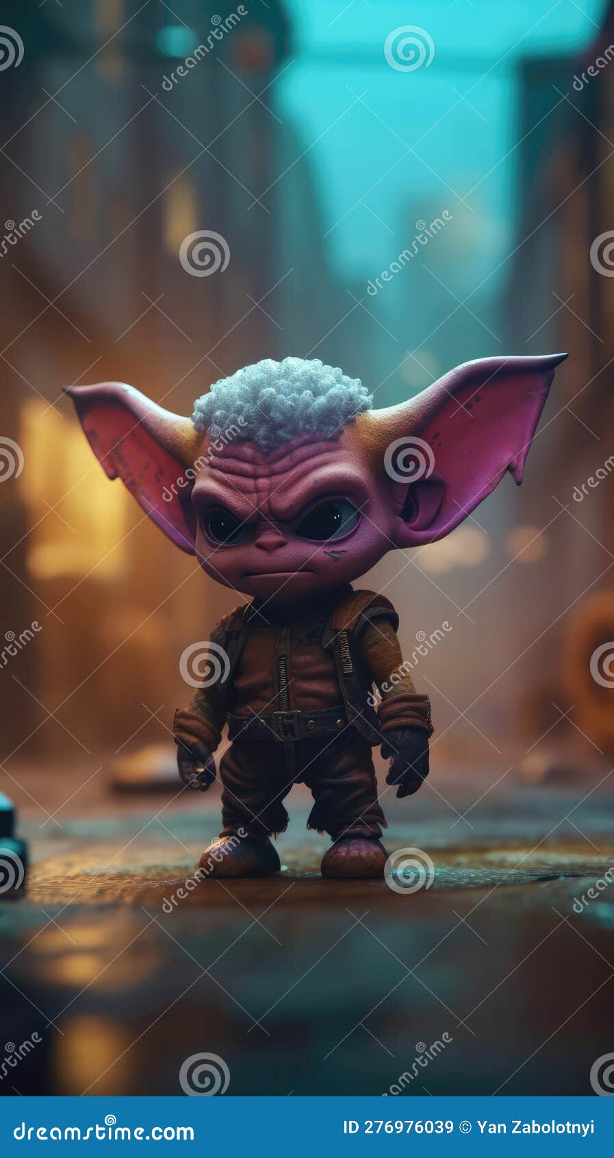 Game Character a Small Imp Digital Art. Generative AI Stock ...