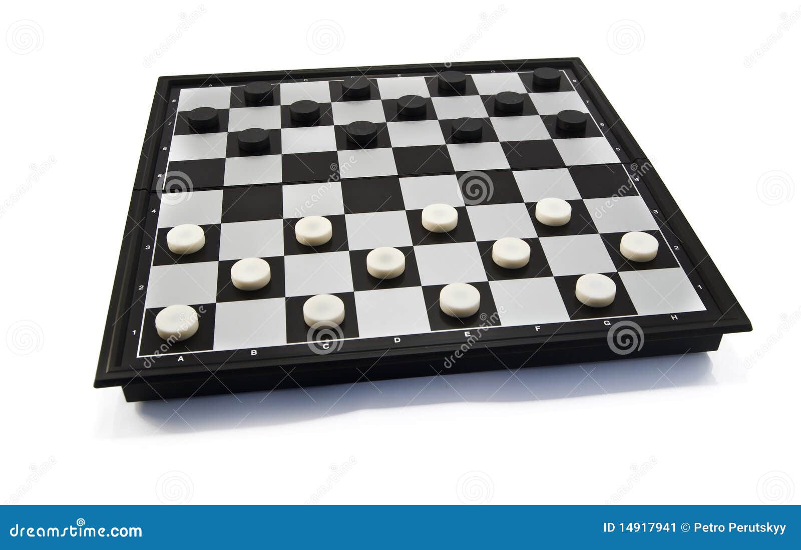 Game of checkers stock image. Image of contest, challenge - 14917941