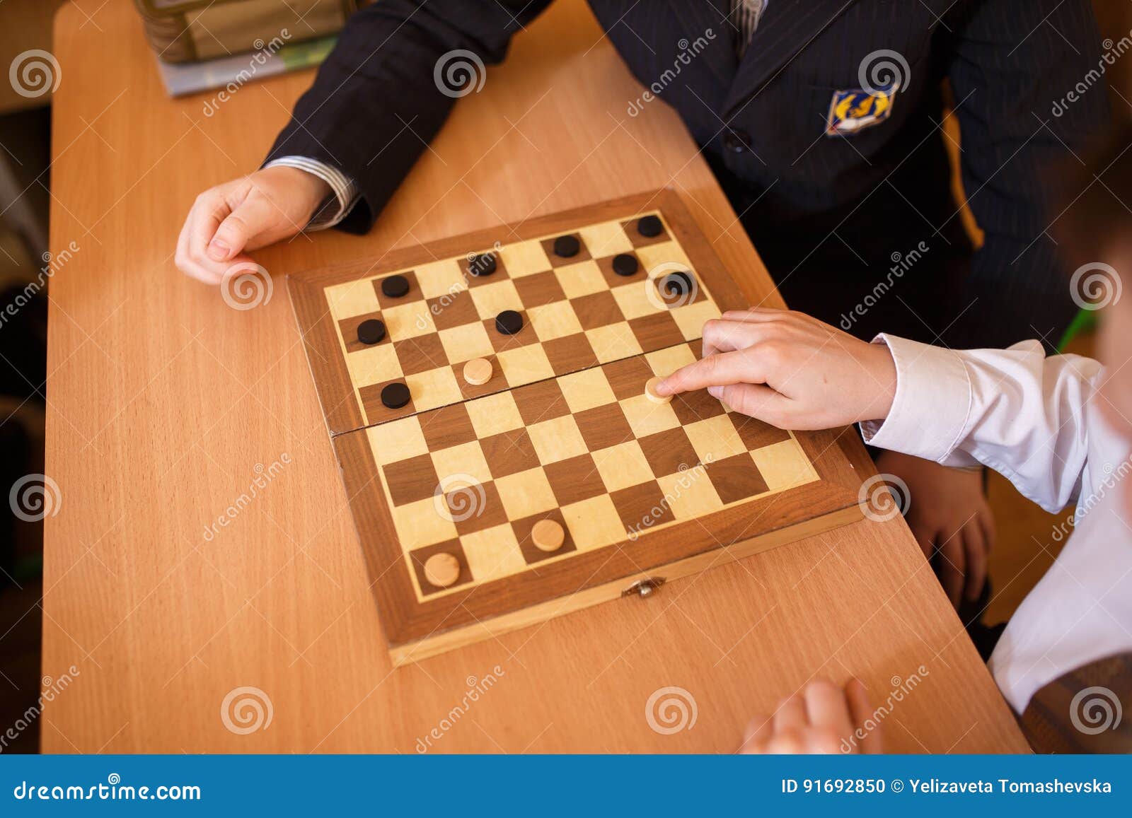 Game of checkers stock photo. Image of competitive, competition - 91692850