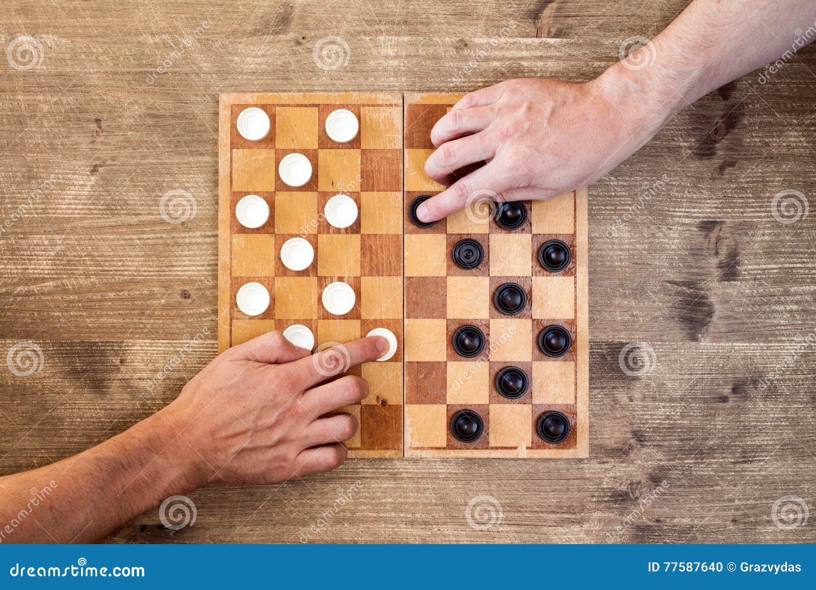 Game of checkers stock photo. Image of match, challenge - 77587640
