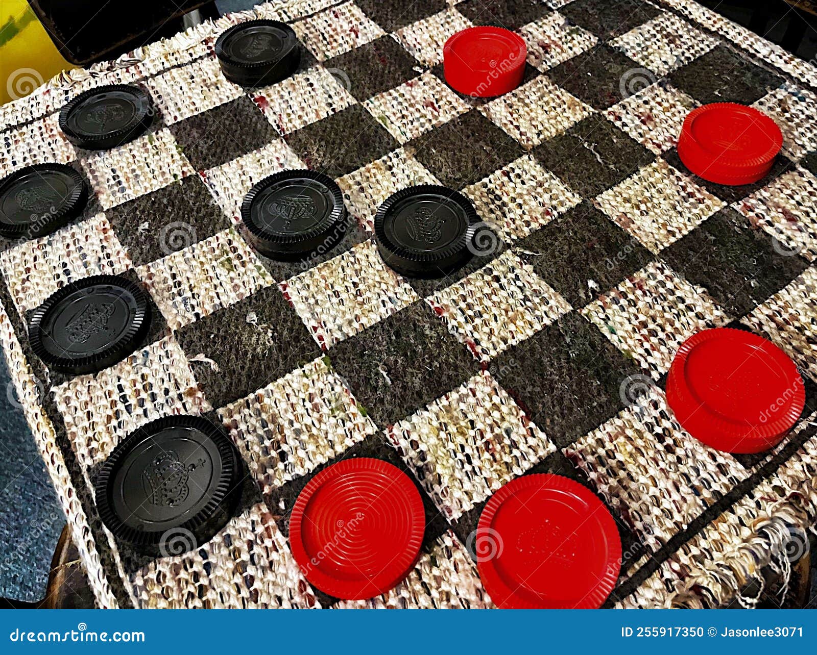 A game of checkers stock photo. Image of amusement, draughts - 255917350