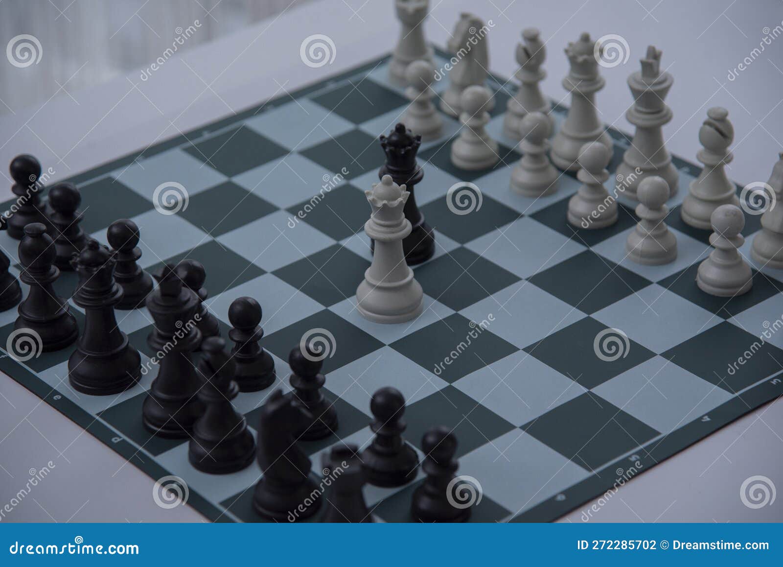 Game of Chess. Close Up Playing Chess Game , Success Strategy Stock ...