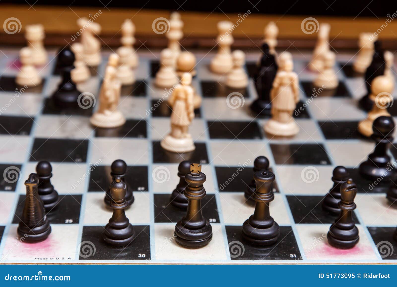 Game of chess in detail stock image. Image of play, hobby - 51773095