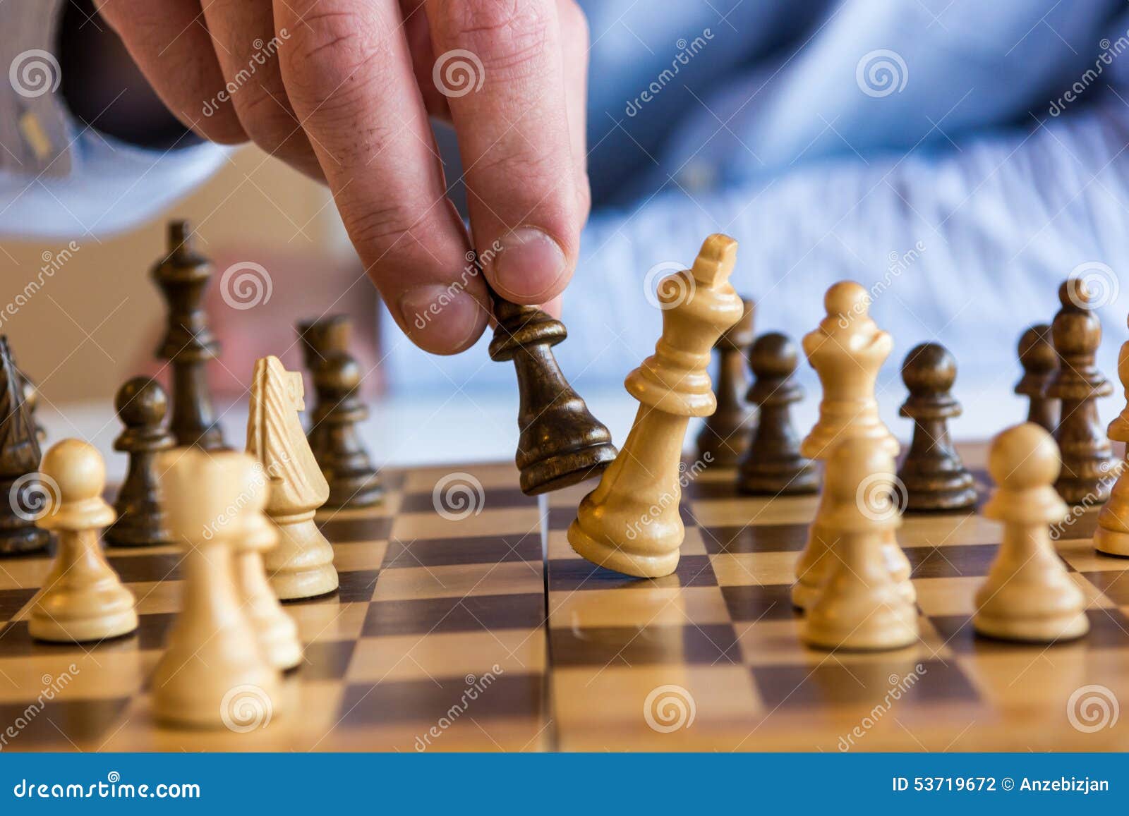 Game of chess stock photo. Image of figure, macro, move - 53719672