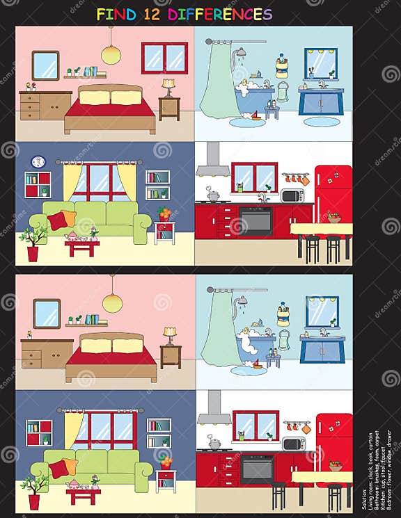 Game for children stock illustration. Illustration of twelve - 53547778