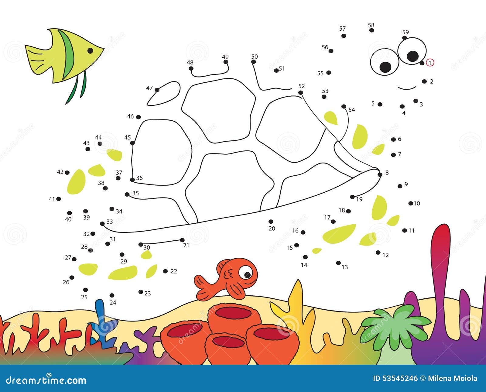 Game for children stock illustration. Illustration of children - 53545246