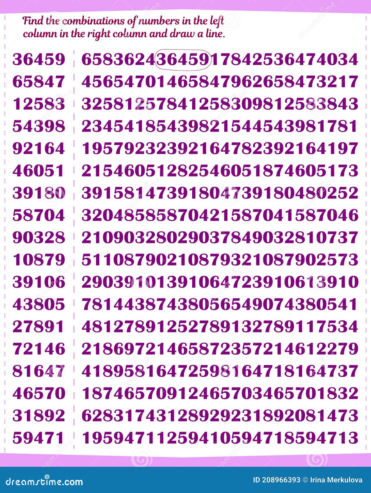 Find Left And Right Side Views Visual Math Puzzle With Building Blocks ...