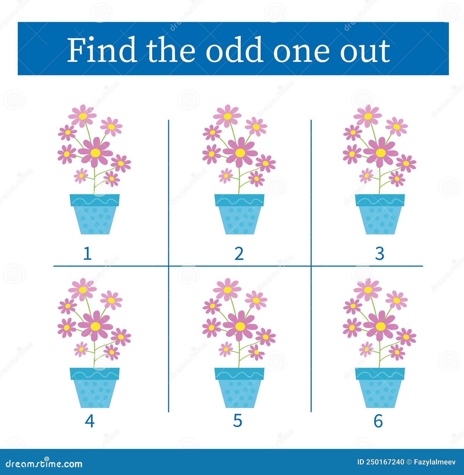 A Game for Kids. Task for Development of Attention and Logic. Printable ...