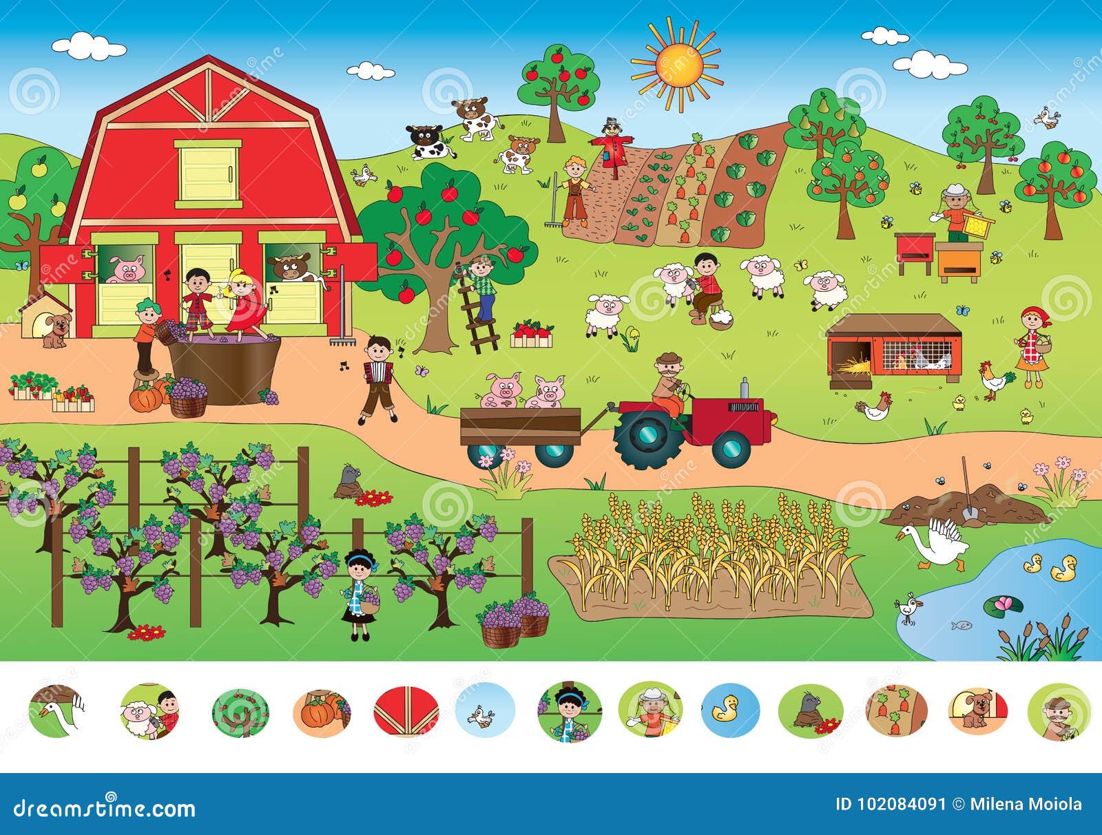 Game for children stock illustration. Illustration of goose - 102084091