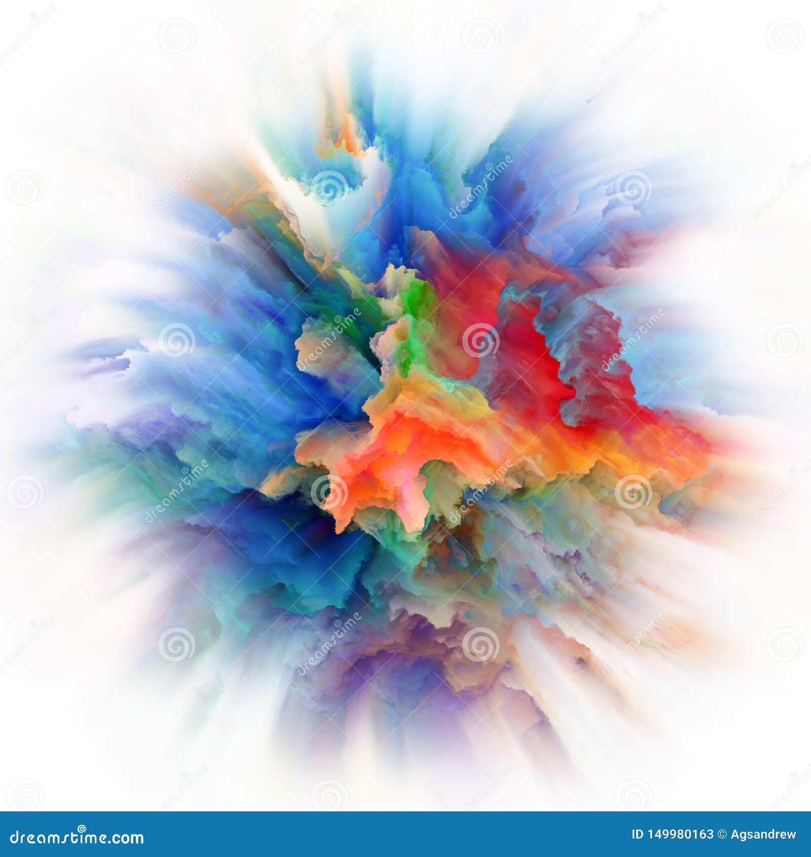 Game of Color Splash Explosion Stock Illustration - Illustration of ...
