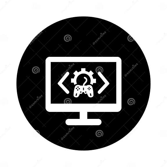 Game, Computer, Development Icon. Black Vector Graphics Stock Vector ...