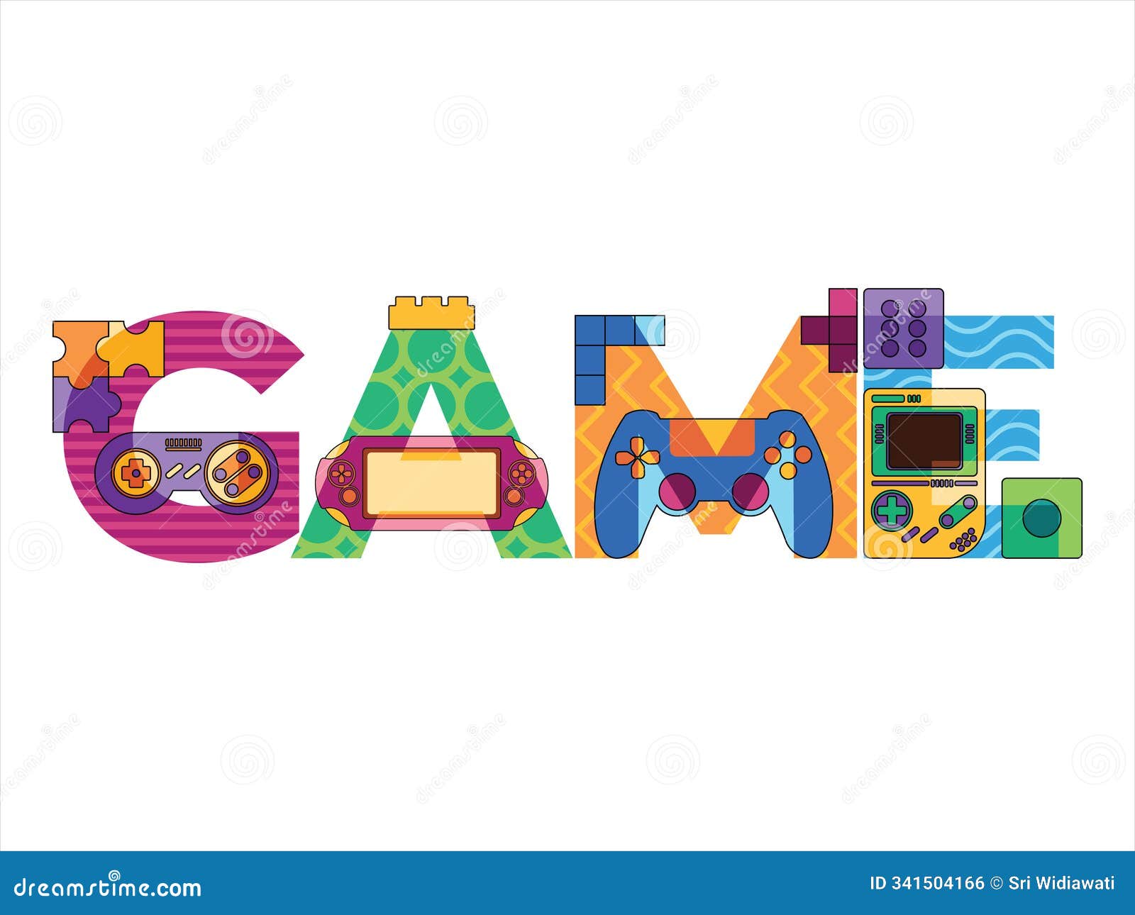 Game Concept Font Editable Gaming Cyber Future Controller Joystick ...