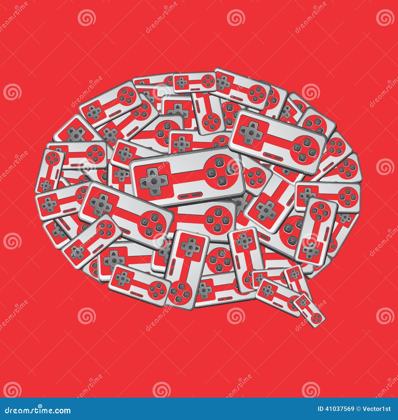 Game console art stock vector. Illustration of game, glossy - 41037569