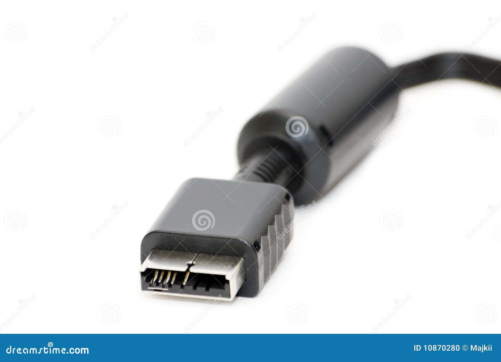 Game Console Connection Cable Stock Photo - Image of playstation ...