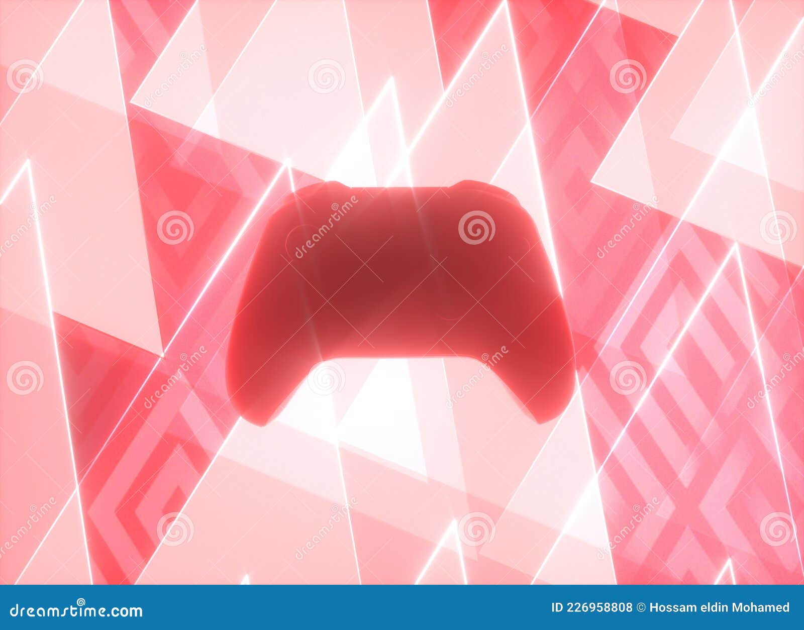 Game console control 3D stock illustration. Illustration of cyper ...